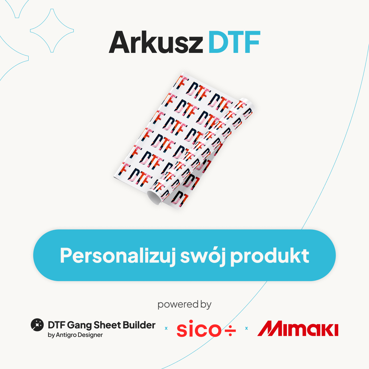 Antigro Designer | Sico | Mimaki - DTF - Sticker Builder & Die-Cut Builder